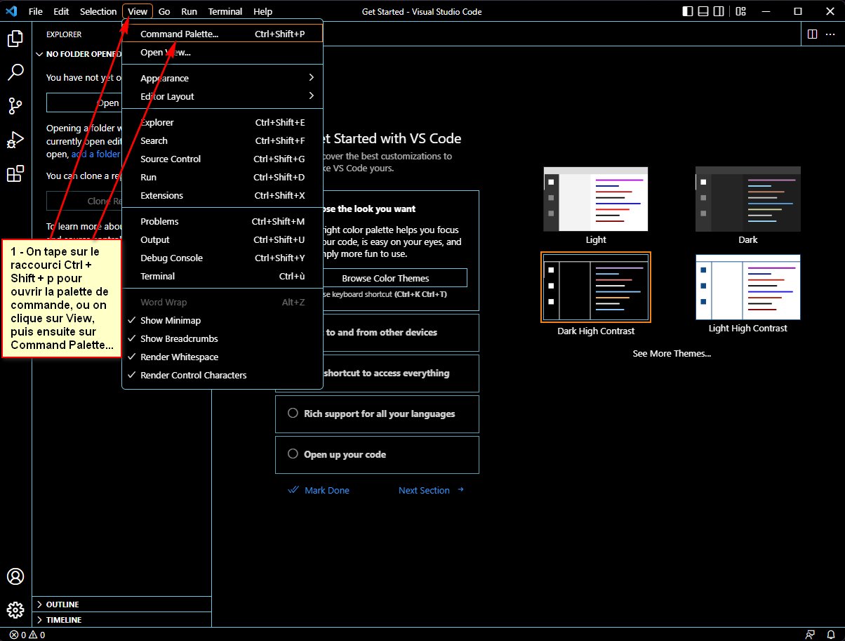 Installation de Visual Studio Code - Activateur Web