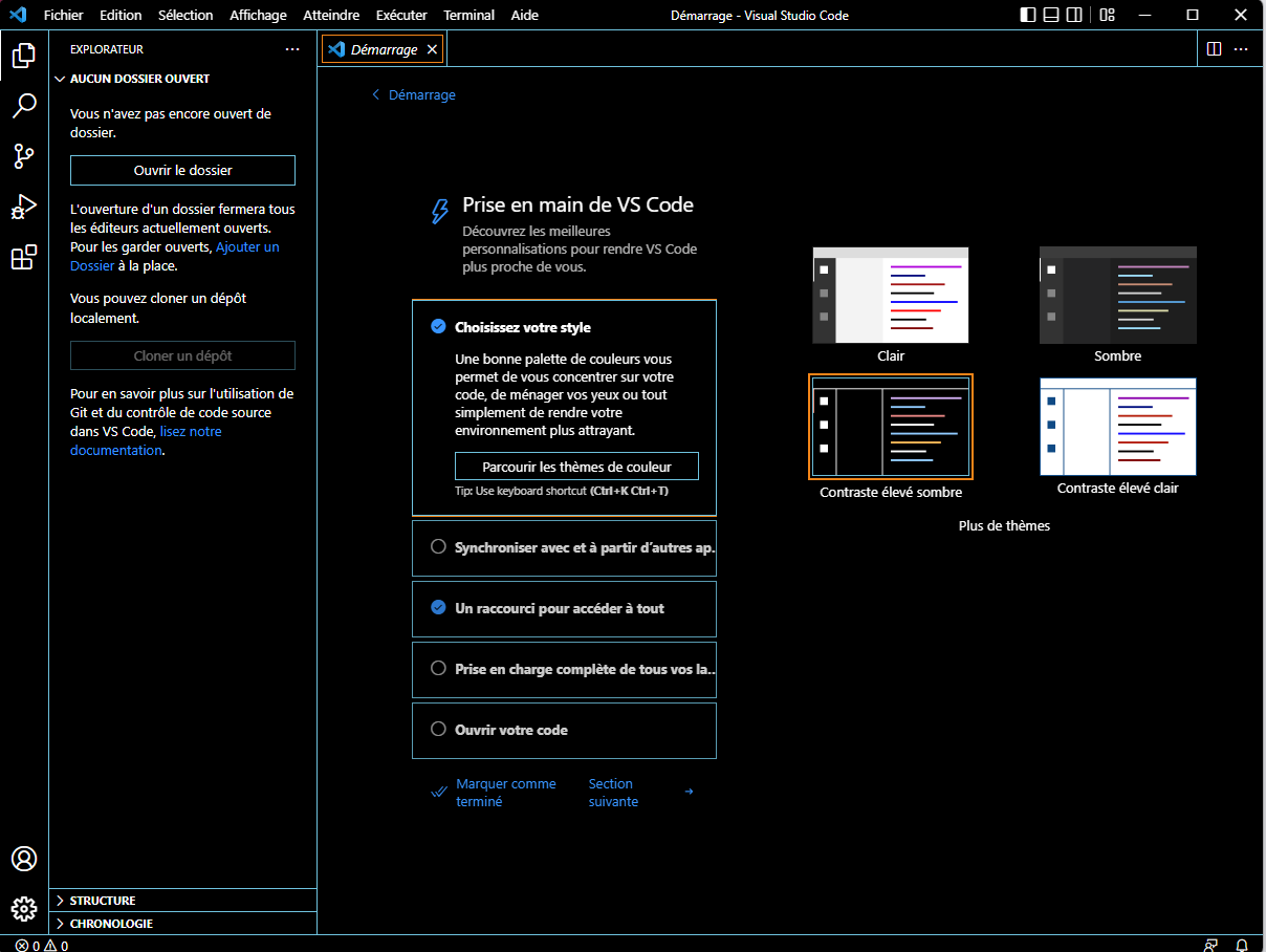 Installation de Visual Studio Code - Activateur Web